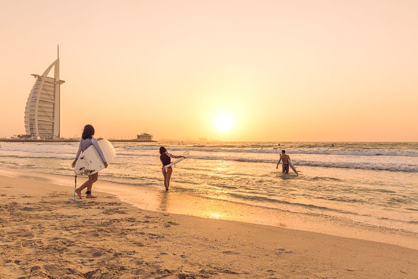 The best recommended beaches in Dubai